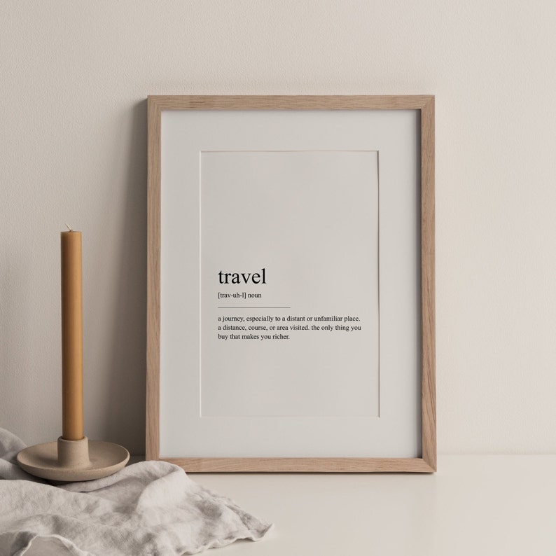 Travel Gallery Wall Set Travel Wall Art Line Drawing Print - Etsy