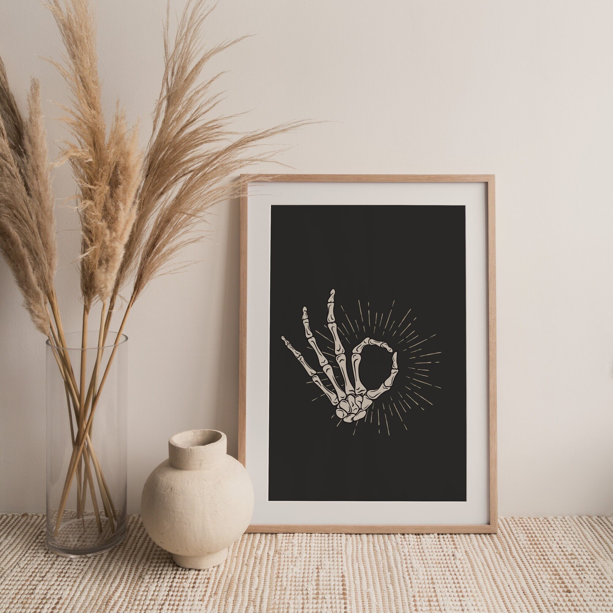 Halloween Wall Art Set, Halloween Gallery Wall, Halloween Decor, Spooky ...