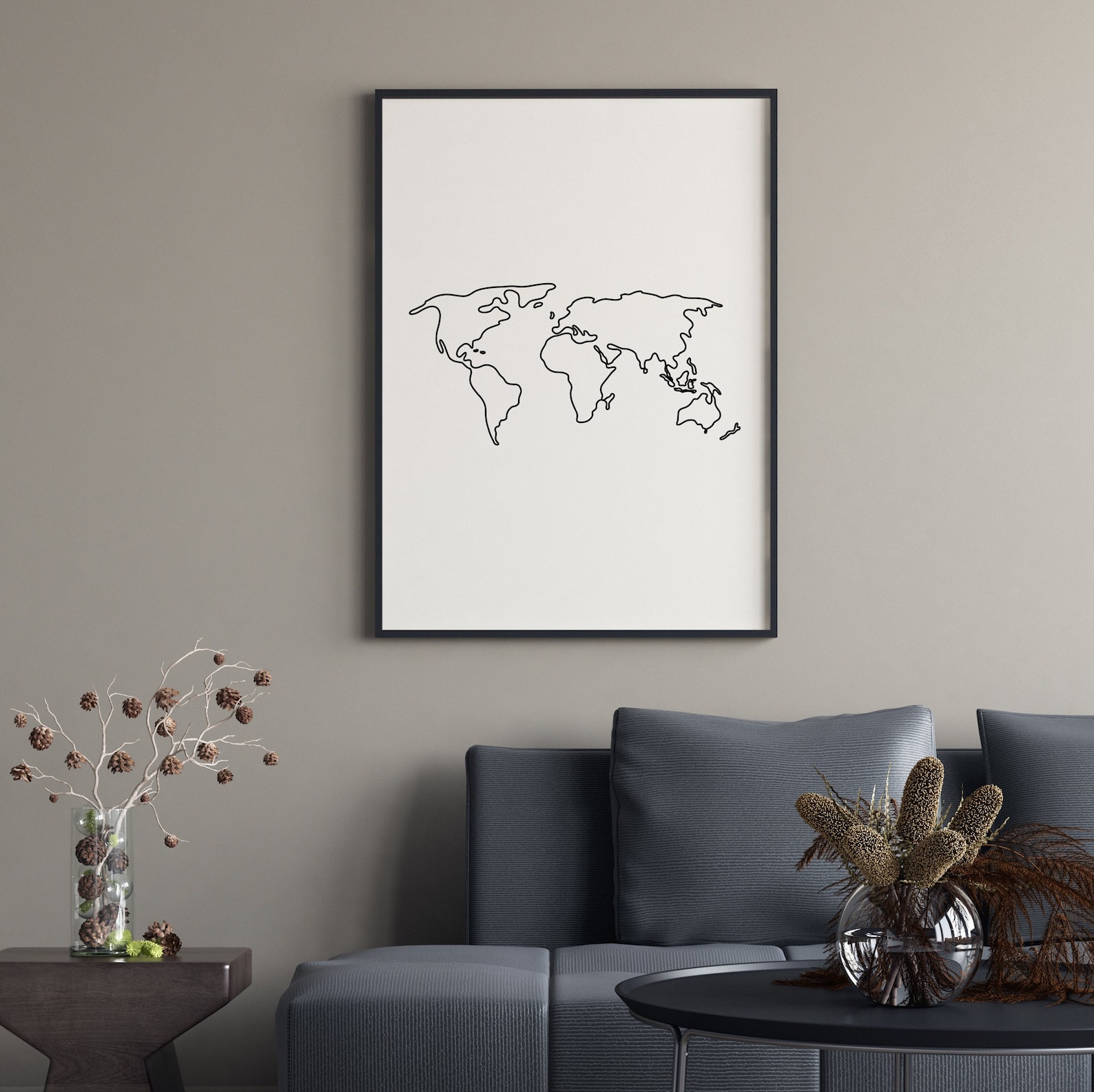 Travel Gallery Wall Set Travel Wall Art Line Drawing Print - Etsy
