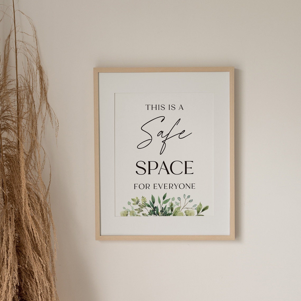 Safe Space Wall Art Therapy Wall Art Counseling Poster - Etsy