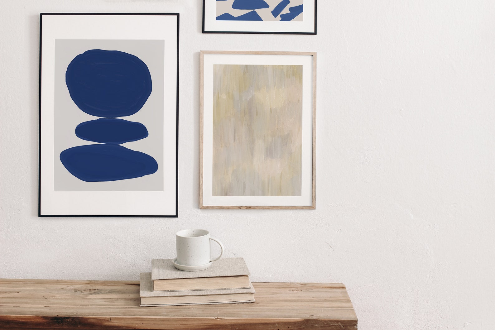 Blue Gallery Wall Art Set of 6 Modern Abstract Print Set - Etsy