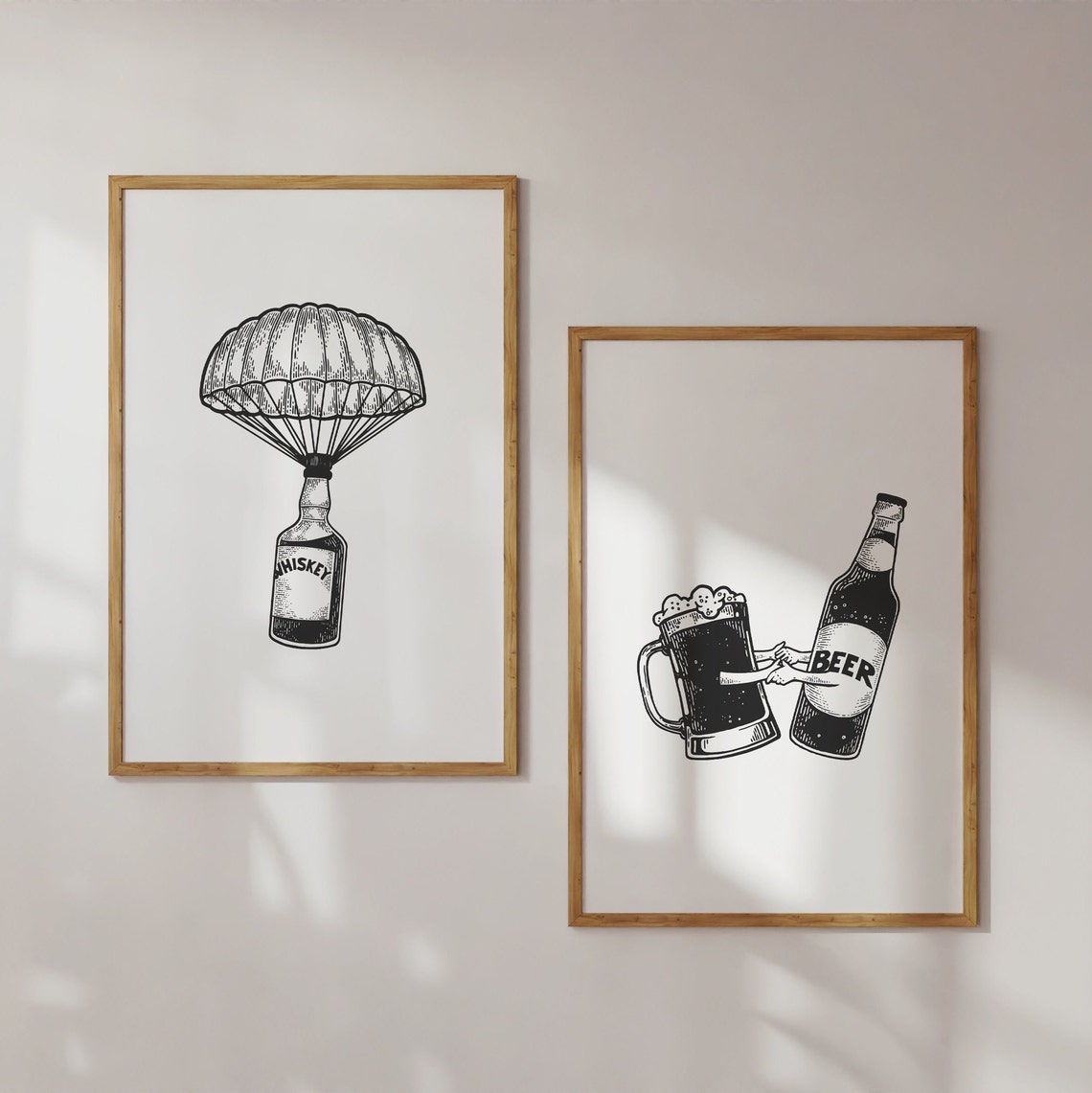 Bar Gallery Wall Art Set Printable Bar Art Bar Cart Art Bar - Etsy