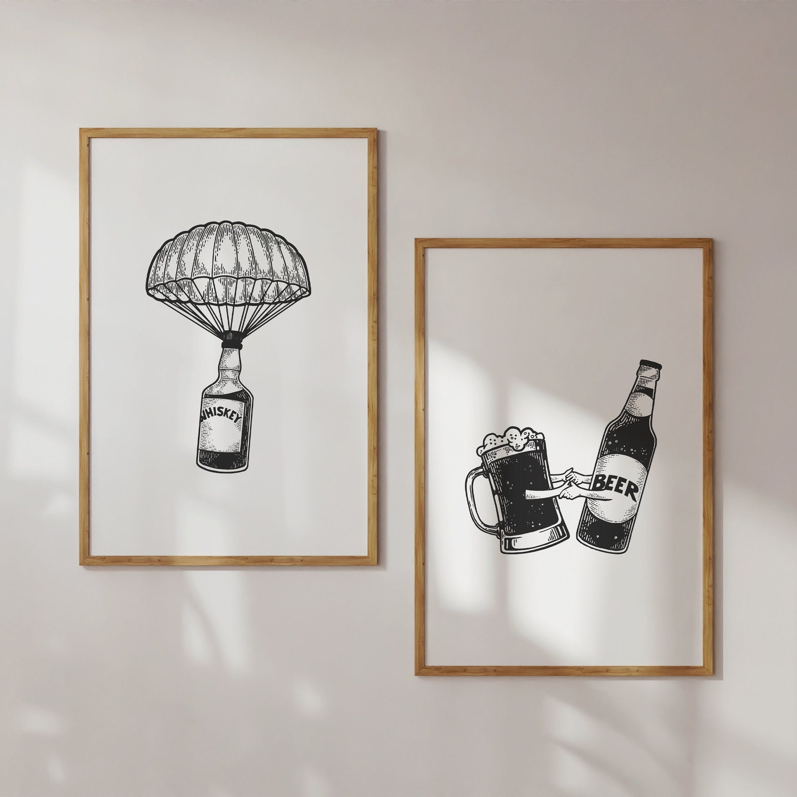 Bar Gallery Wall Art Set Printable Bar Art Bar Cart Art Bar - Etsy