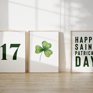 St.patricks Day Wall Art, St Patrick's Day Printables, St.patricks Day ...