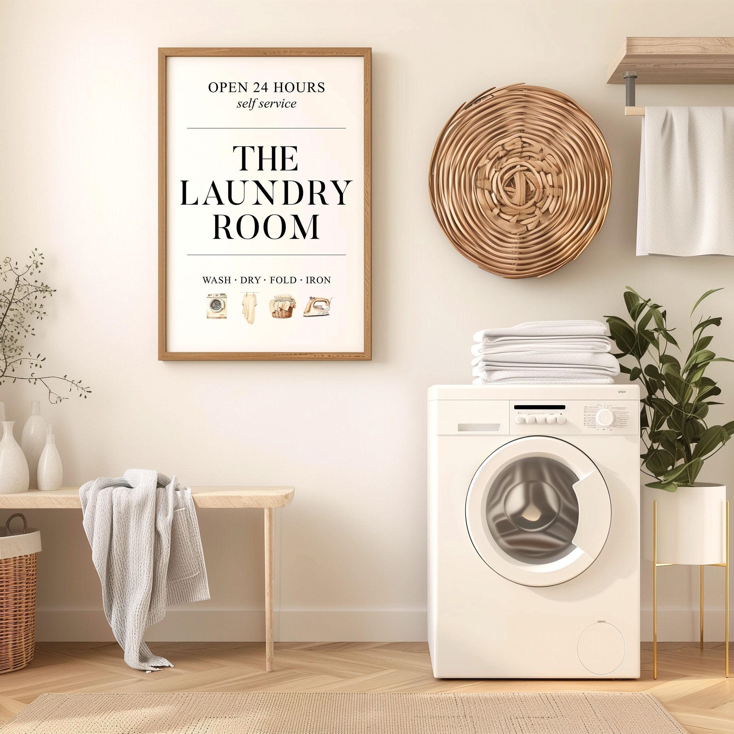 Laundry Room Decor, Laundry Room Poster, Laundry Sign, Laundry Wall Art ...