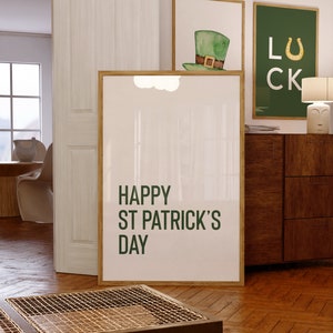 St Patricks Day Gallery Wall Bundle, St.patricks Day Decor, St Patrick ...