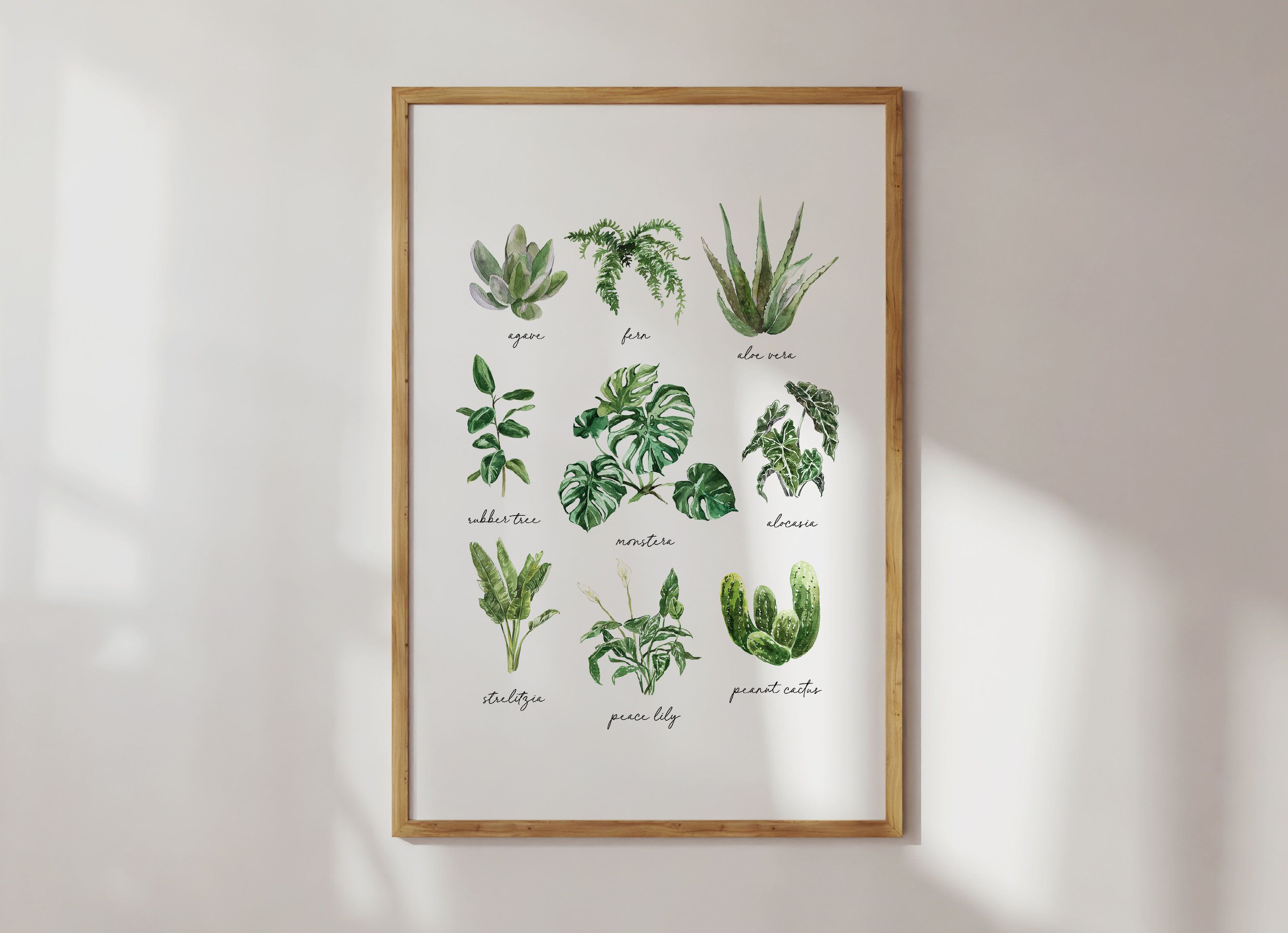 Plant Poster Plant Wall Art Botanical Wall Art Plant Print - Etsy