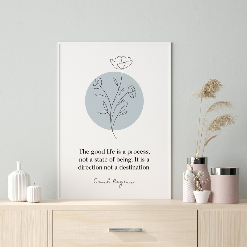 Carl Rogers Quote - Etsy