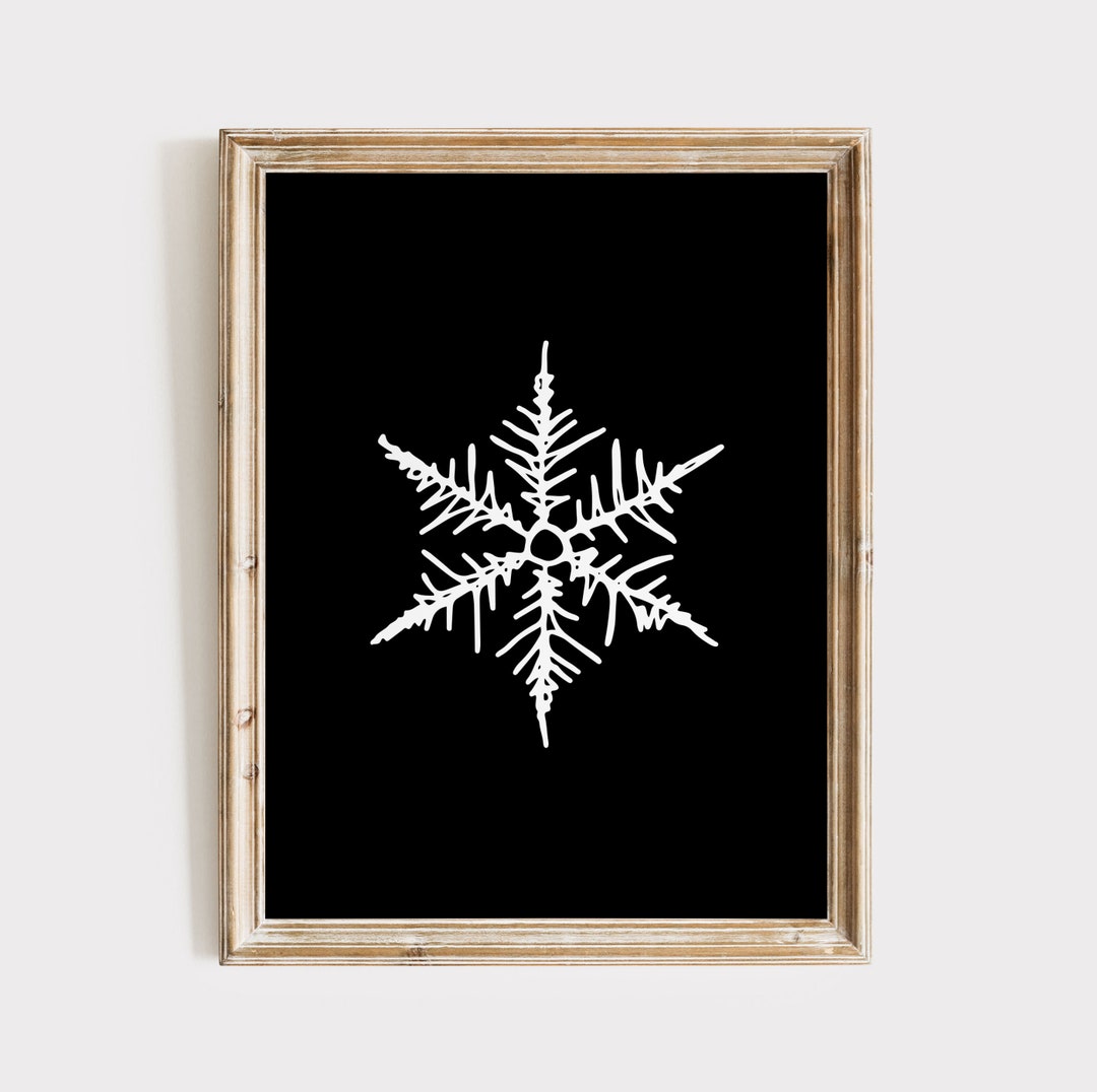 Snow Wall Art, Christmas Art Print, Holiday Art, Winter Art, Christmas ...