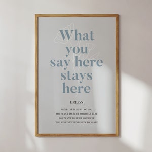 Mental Health Therapy Wall Art Set, Therapy Wall Decor, Counseling Wall ...