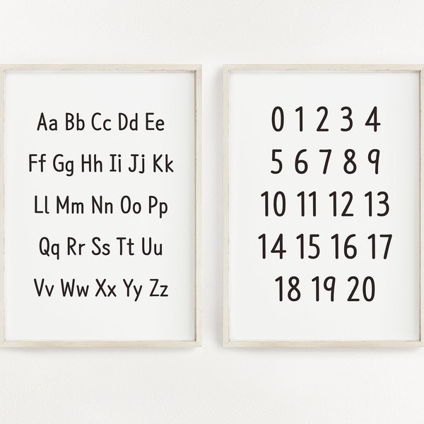Modern Alphabet - Etsy
