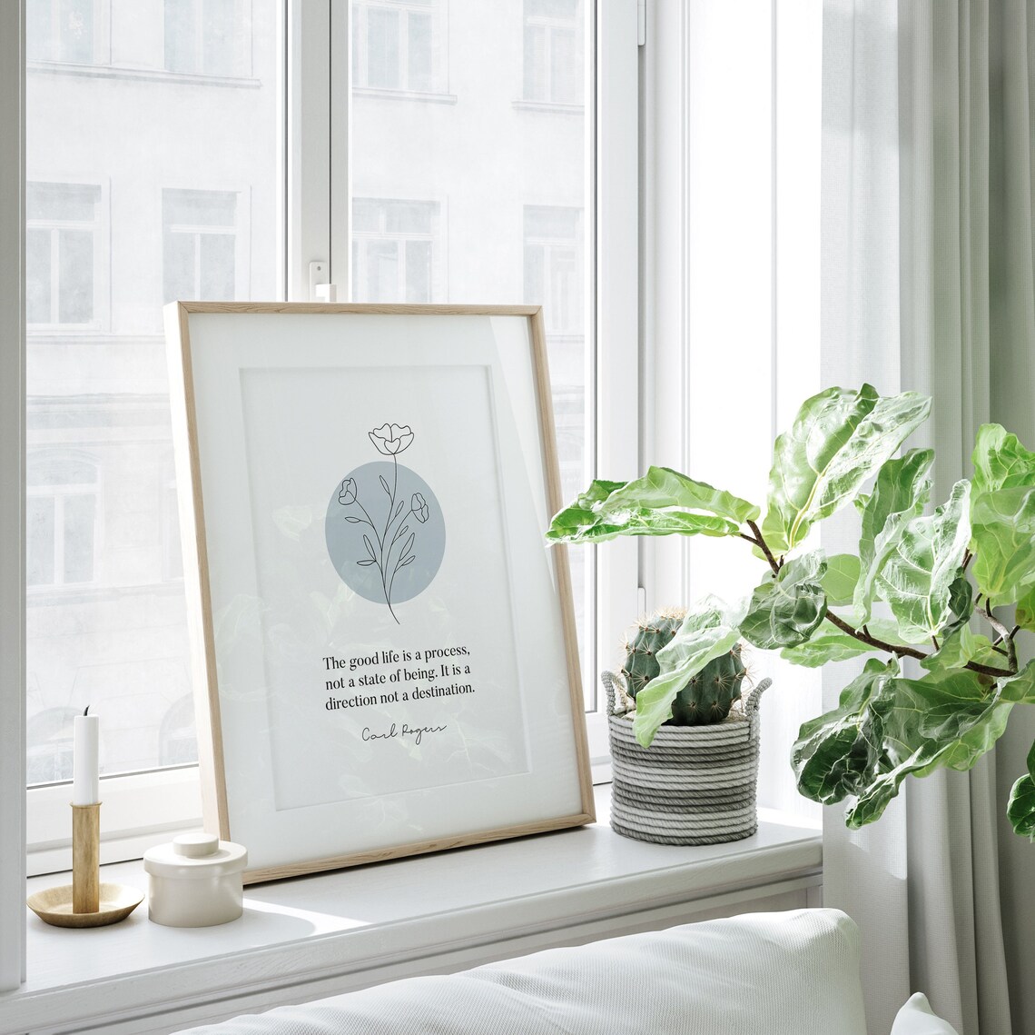 Carl Rogers Quote, Psychology Art, Carl Rogers, Therapy Decor, Home ...