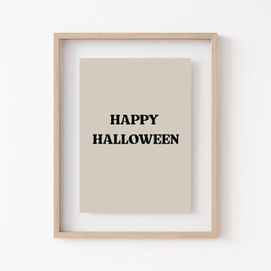 Halloween Art Set of 6, Halloween Decor, Halloween Wall Art, Halloween ...