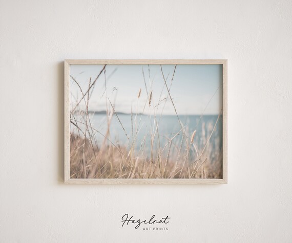 Boho Beach Print Printable Beach Photography Neutral Beach | Etsy