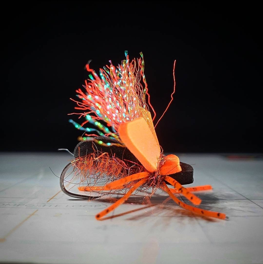 Three (3) Brood XIV Cicada - Dry Fly for Fly Fishing. Trout Flies and ...