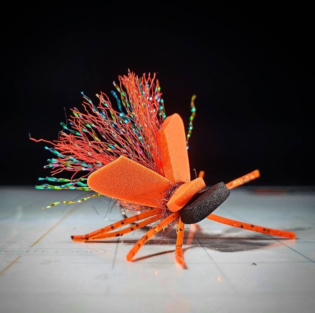 Three (3) Brood XIV Cicada - Dry Fly for Fly Fishing. Trout Flies and ...