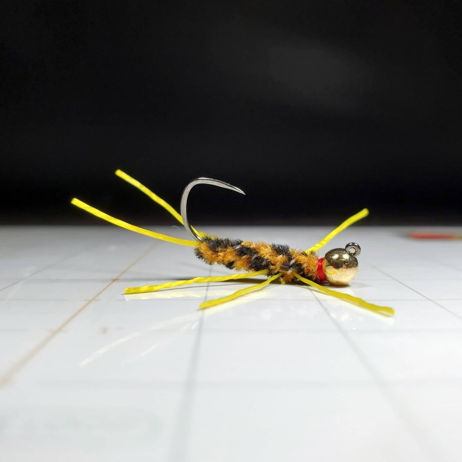 Three (3) Pats Rubber Leg - Stonefly Nymph for Fly Fishing. Girdle Bug ...