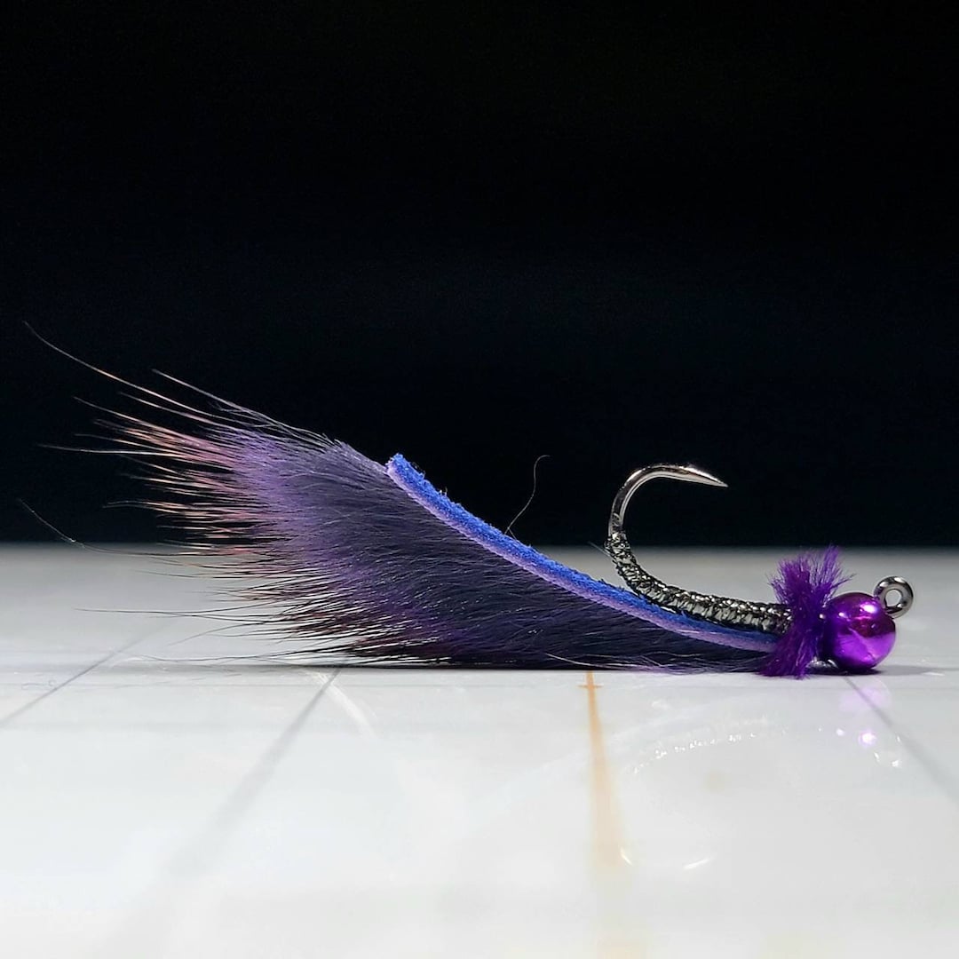 Three (3) Meyer's Mini Leech - Micro Streamer for Fly Fishing. Nymph ...