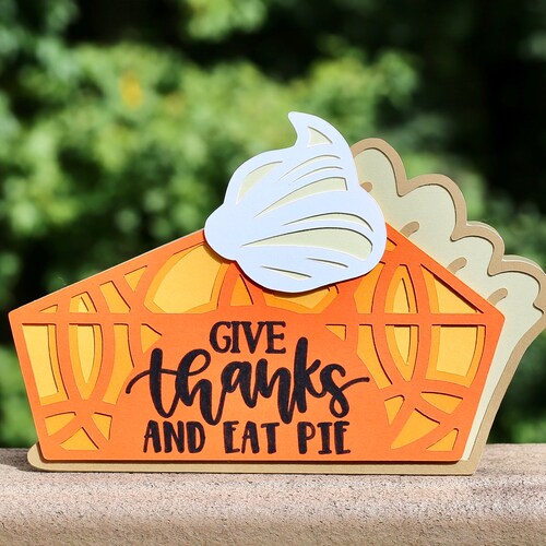 Thanksgiving Gift Tags Grateful for You Pumpkin Pie Label - Etsy