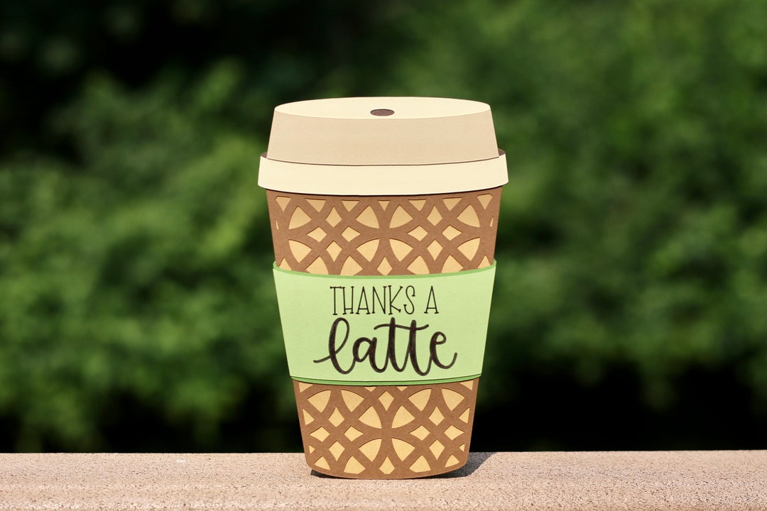 Coffee Cup Card - Etsy