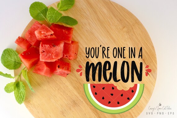 You're One in a Melon SVG Melon Puns Watermelon Layered - Etsy Canada