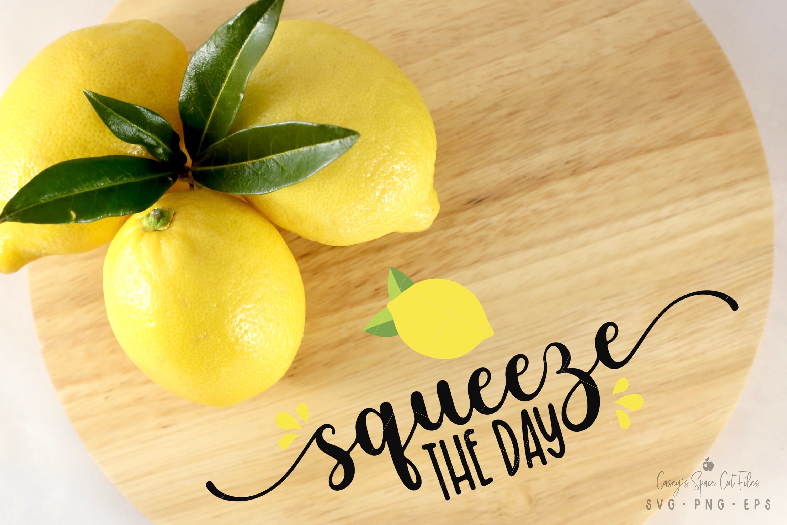 Squeeze the Day Lemon SVG Lemon Puns SVG Lemonade Cut File | Etsy UK
