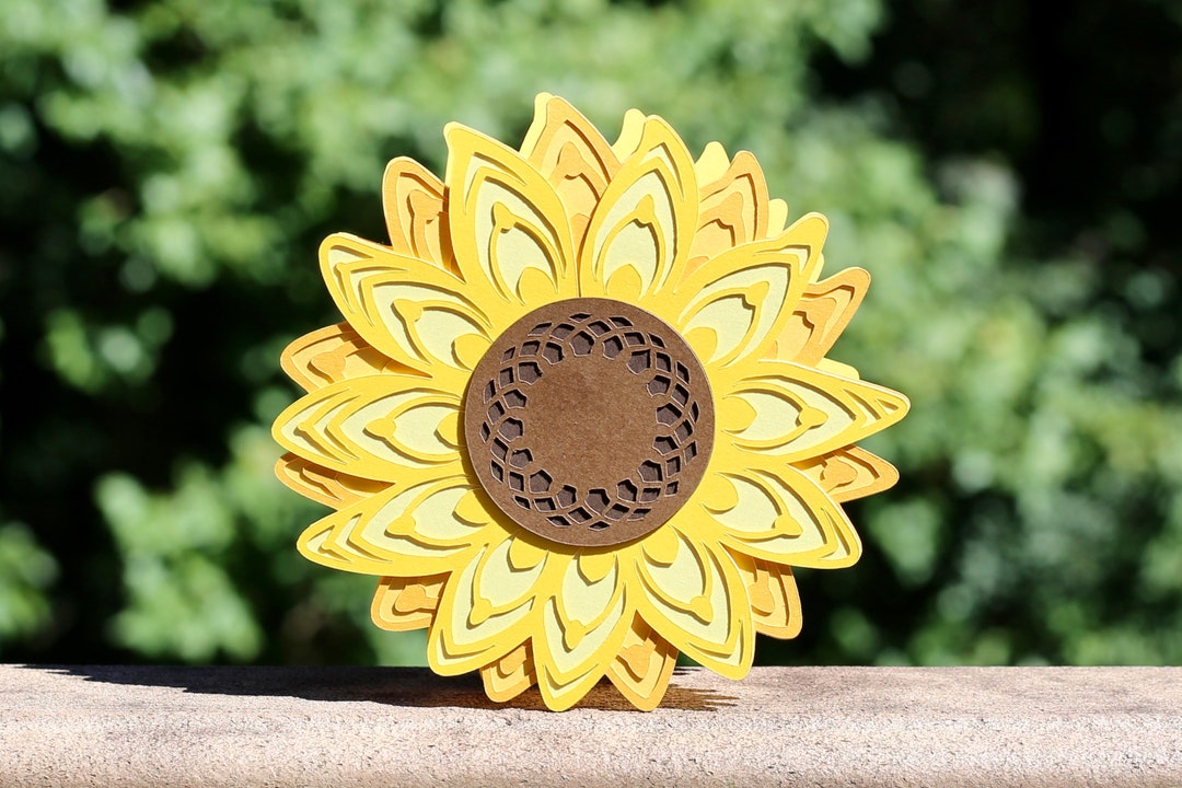 Sunflower Card - Etsy