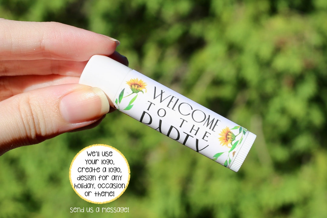 Custom Logo Chapstick Bachelorette Wedding Fandom - Etsy