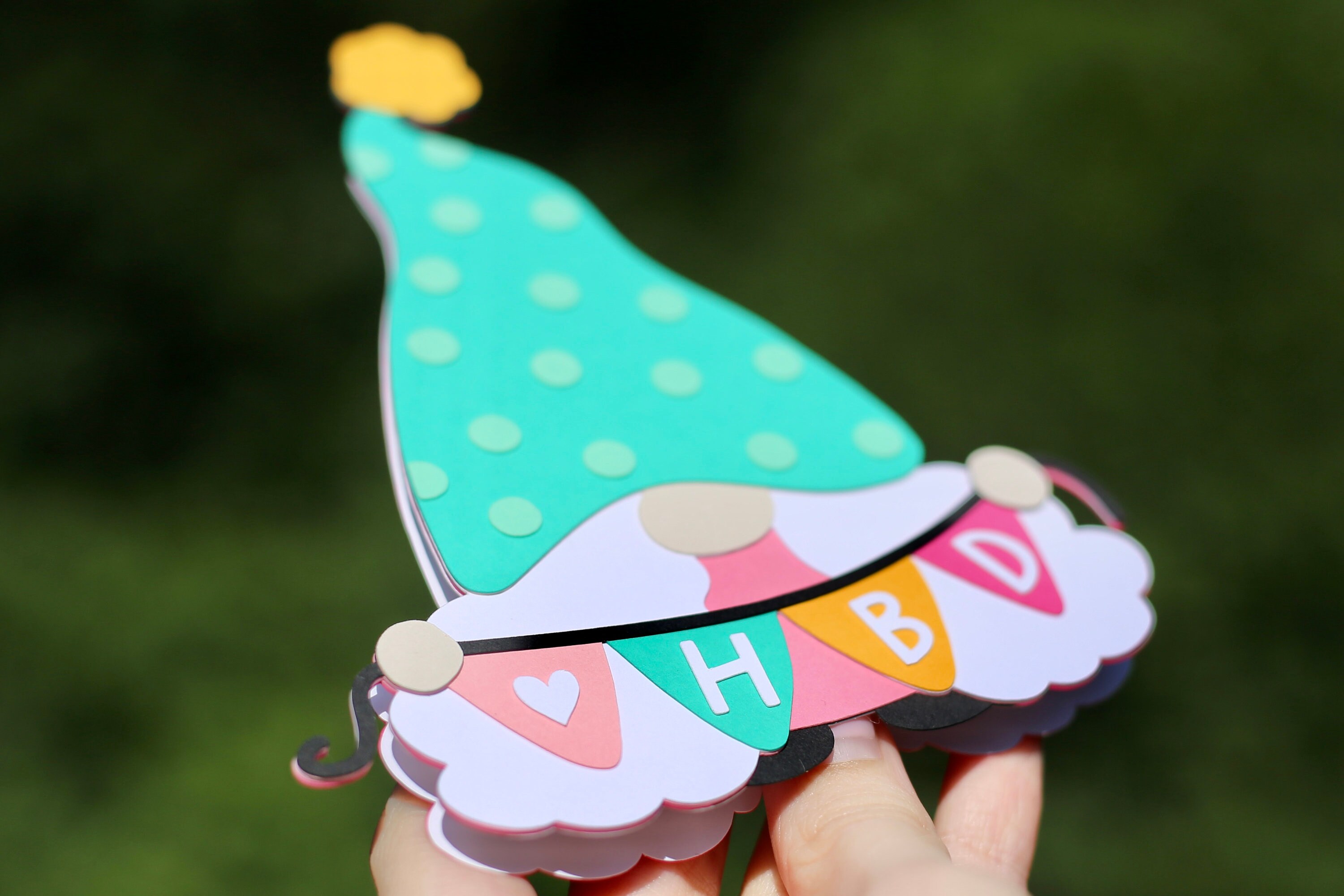 Birthday Gnome Card Happy Birthday Custom Gnome Handmade - Etsy