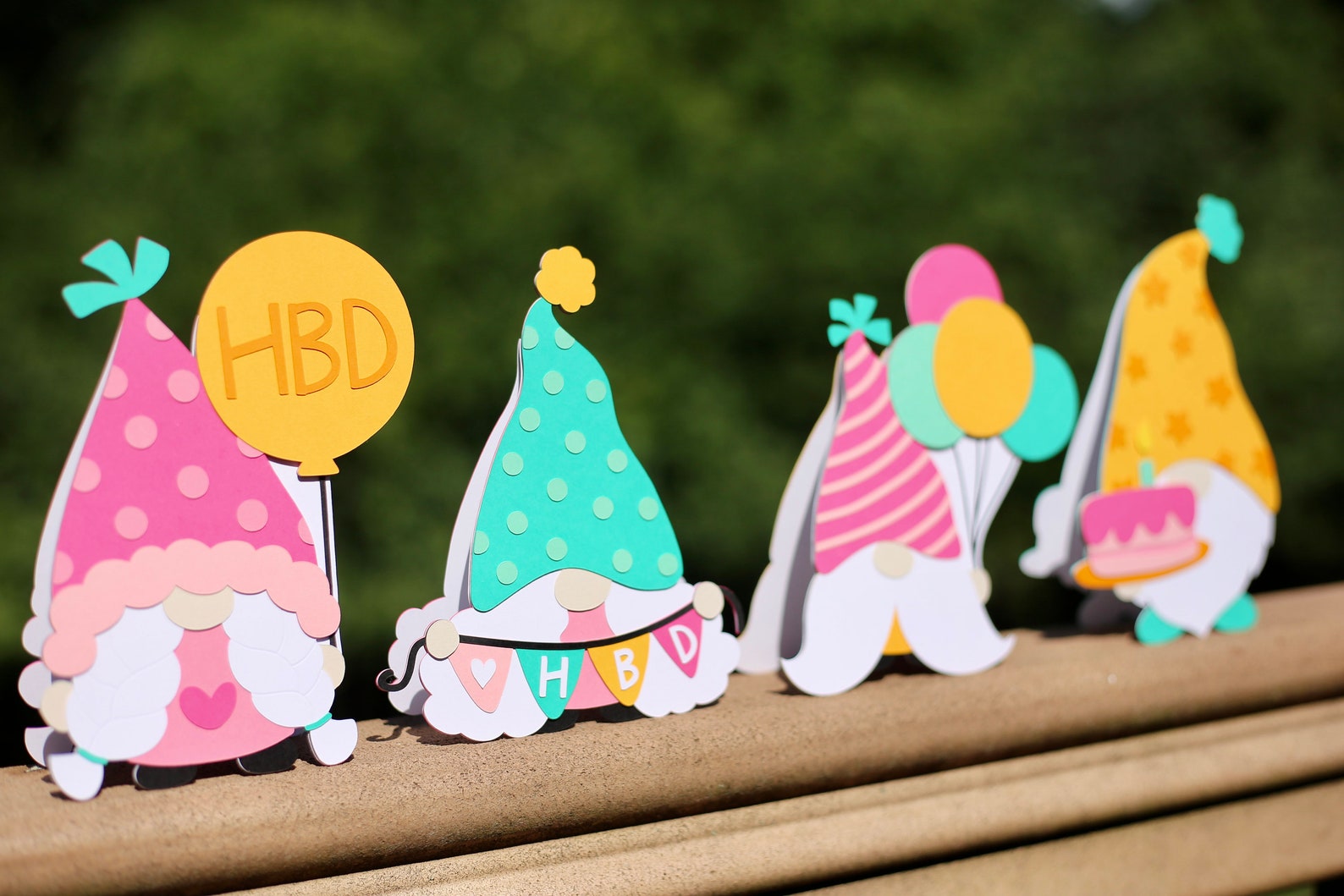 Birthday Gnome Card Happy Birthday Custom Gnome Handmade - Etsy