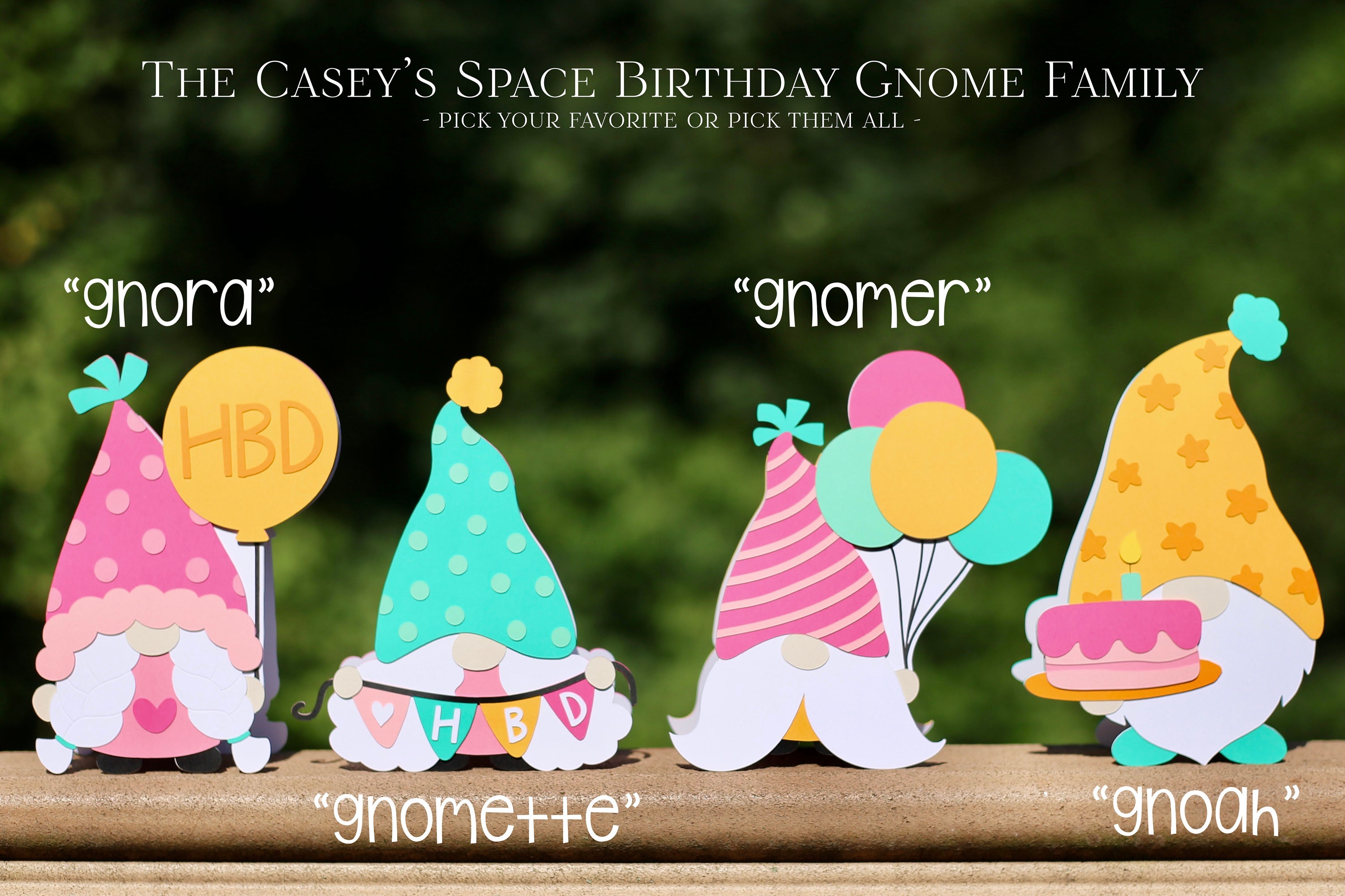 Birthday Gnome Card Happy Birthday Custom Gnome Handmade - Etsy