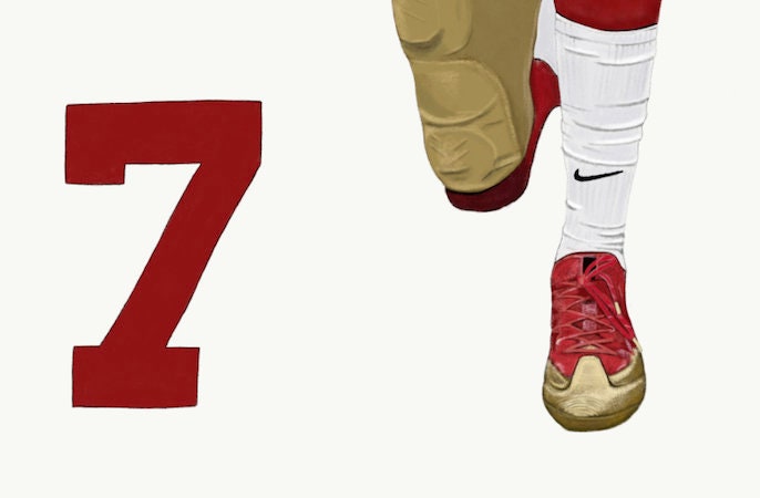 Colin Kaepernick Illustration 8x10 100% PROCEEDS DONATED to - Etsy