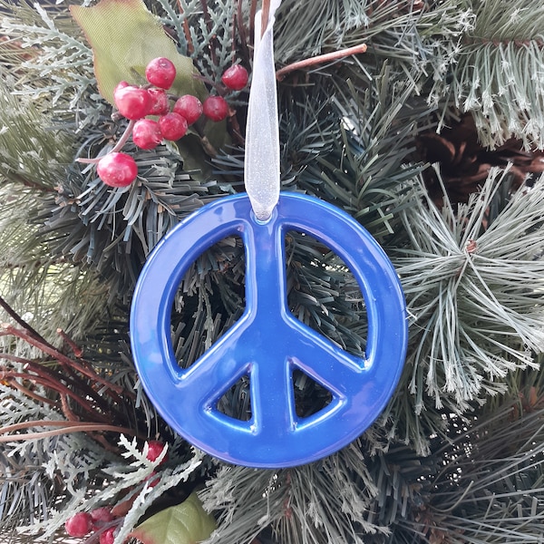 Ceramic Peace Sign - Etsy