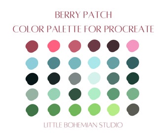 Berry Color Palette - Etsy