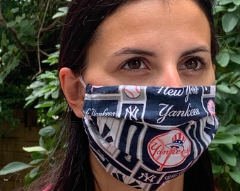 Yankees Face Mask | Etsy