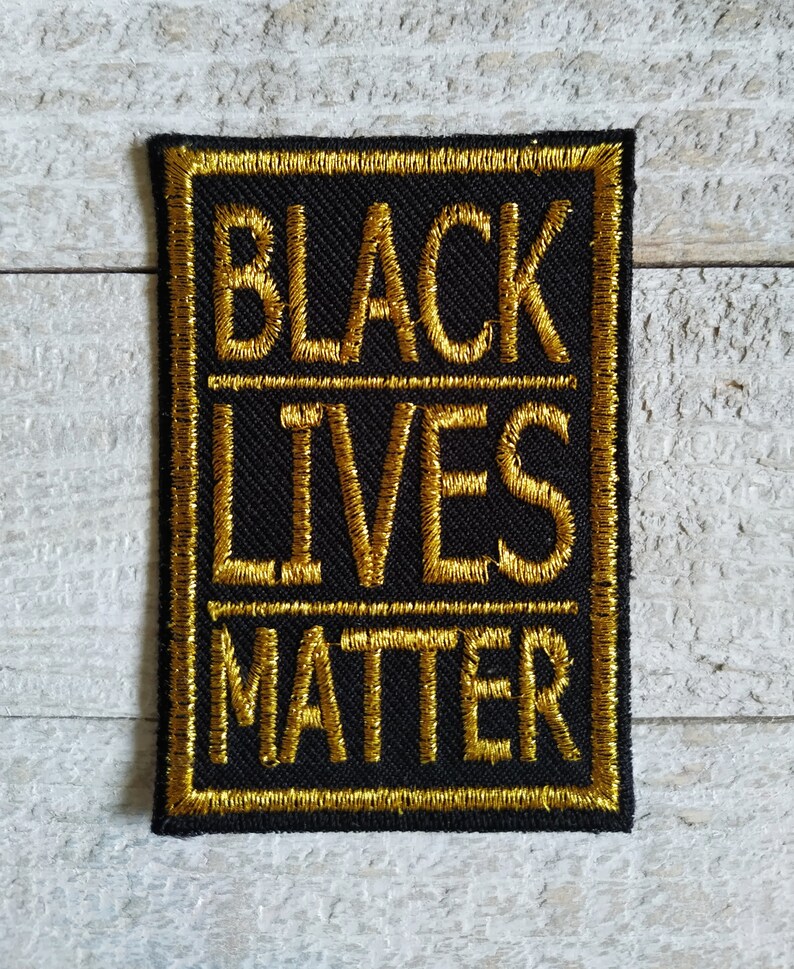 Black Lives Matter Patch Movement for Black Lives in | Etsy