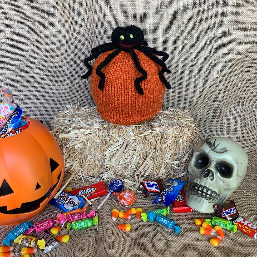 Hand Knit Spider Hat - Etsy