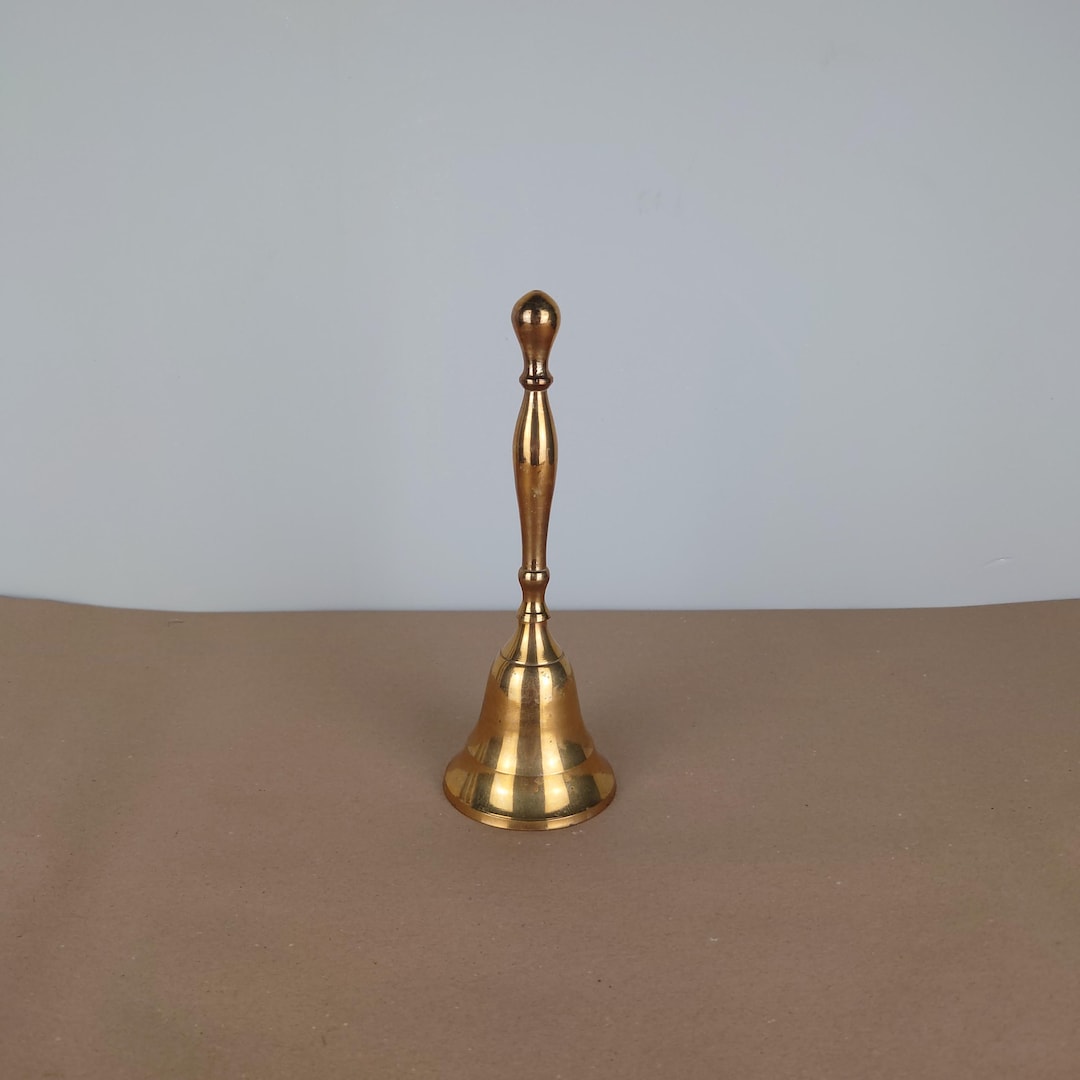 Vintage Indian Brass Bell. Beautifully Collectable No Sound - Etsy