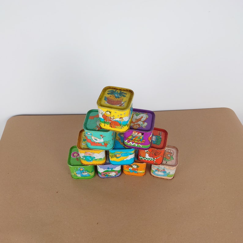 Chad Valley 1960s Metal Building Blocks - Etsy