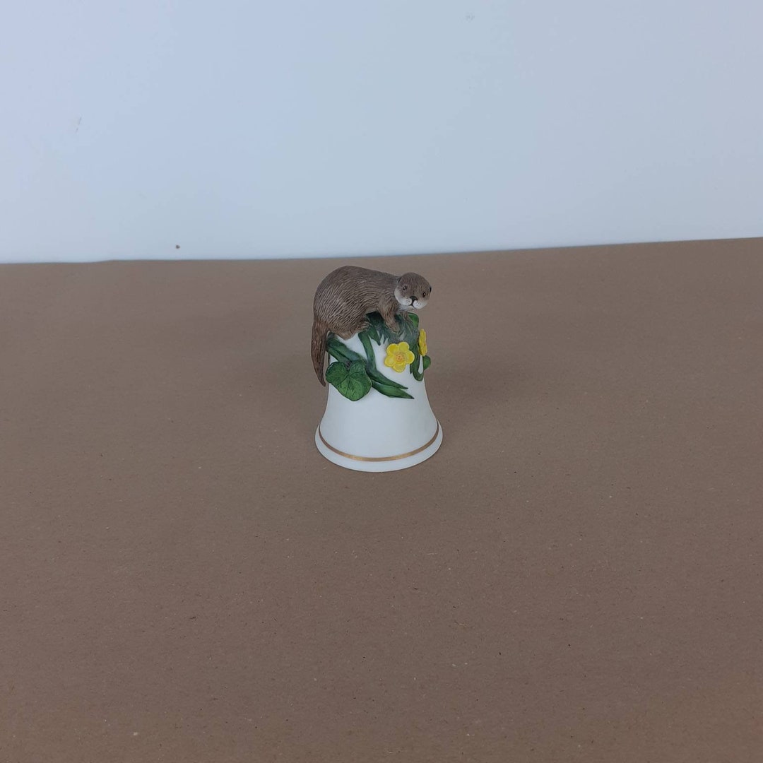 Vintage Peter Barrett Baby Woodland Animals Ornamental Bell. Baby Otter ...