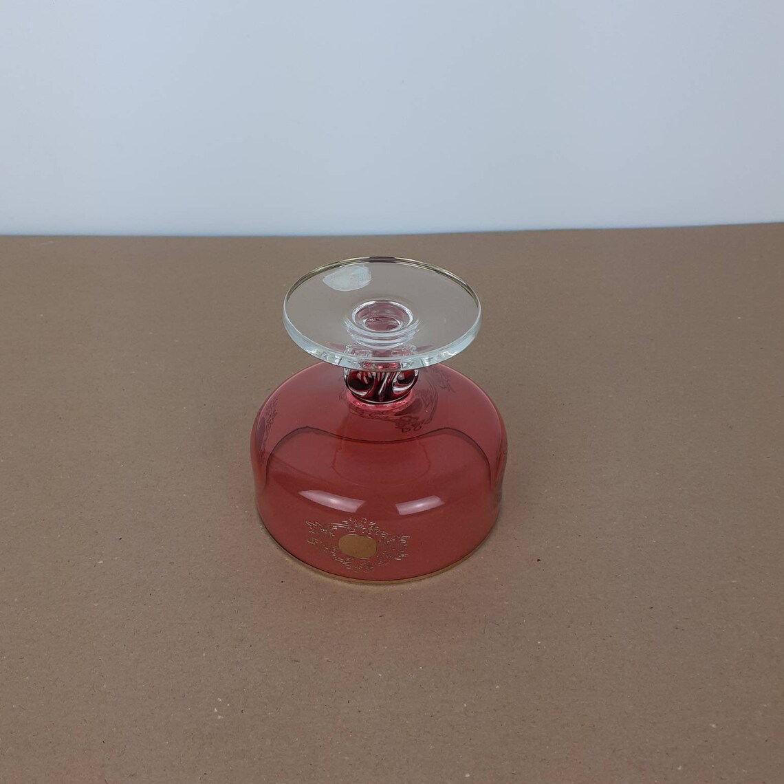 Czech Bohemian Ruby Crystal Glass Bowls. Vintage Bohemia Glam - Etsy UK