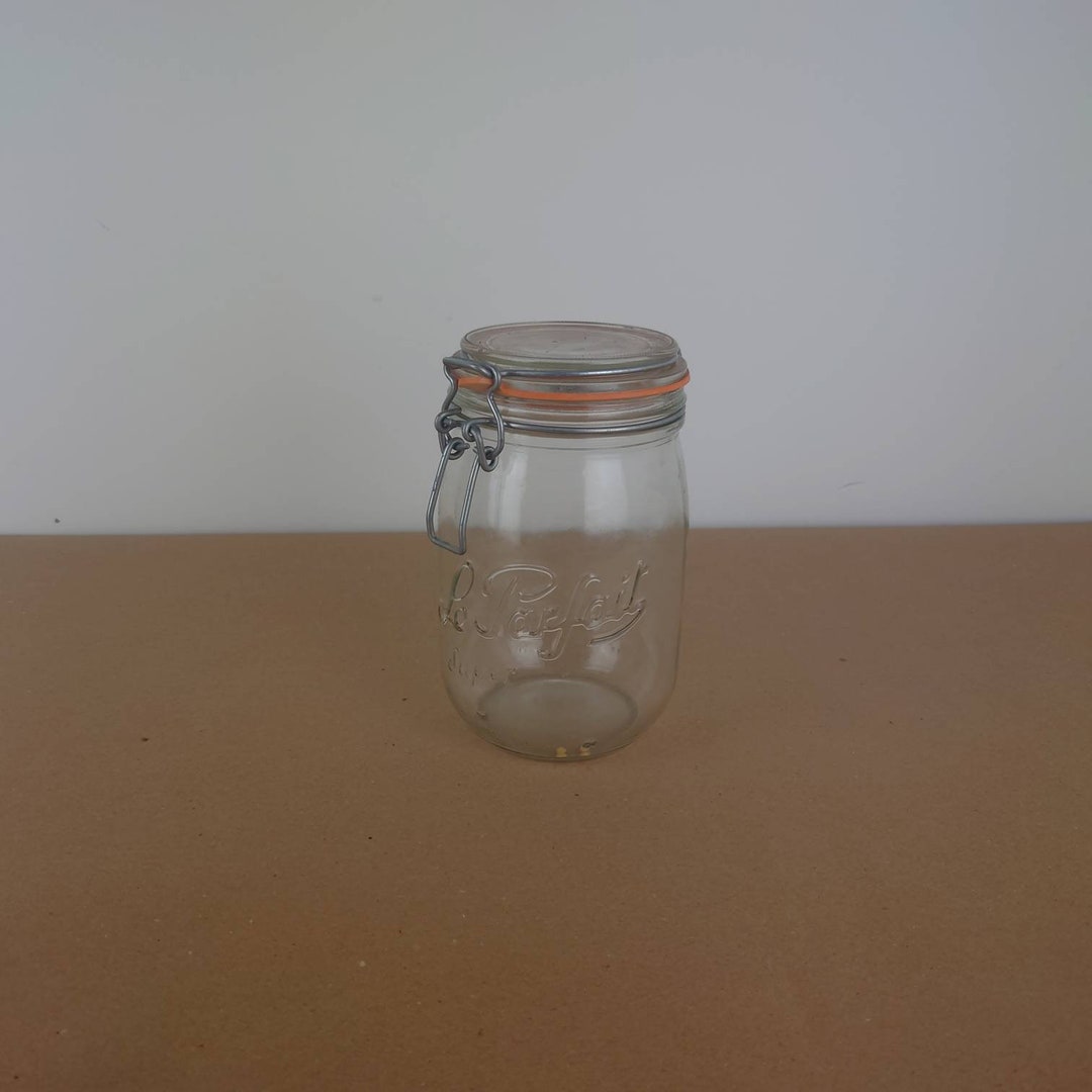 Vintage Large French Glass Jar With Lid. La Parfait Super Glass Jar ...