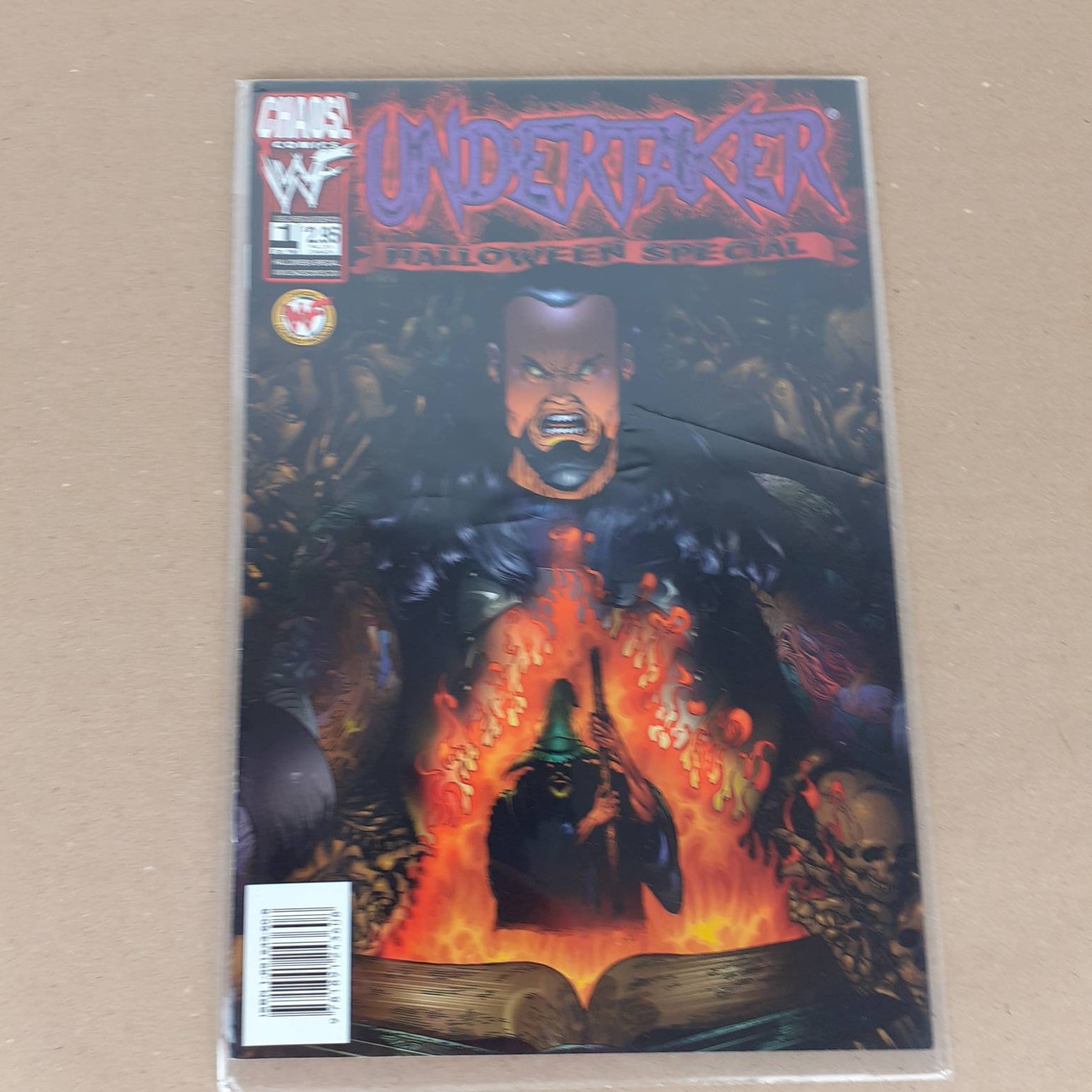 The Undertaker comic. Near mint condition WWF framed comic | Etsy