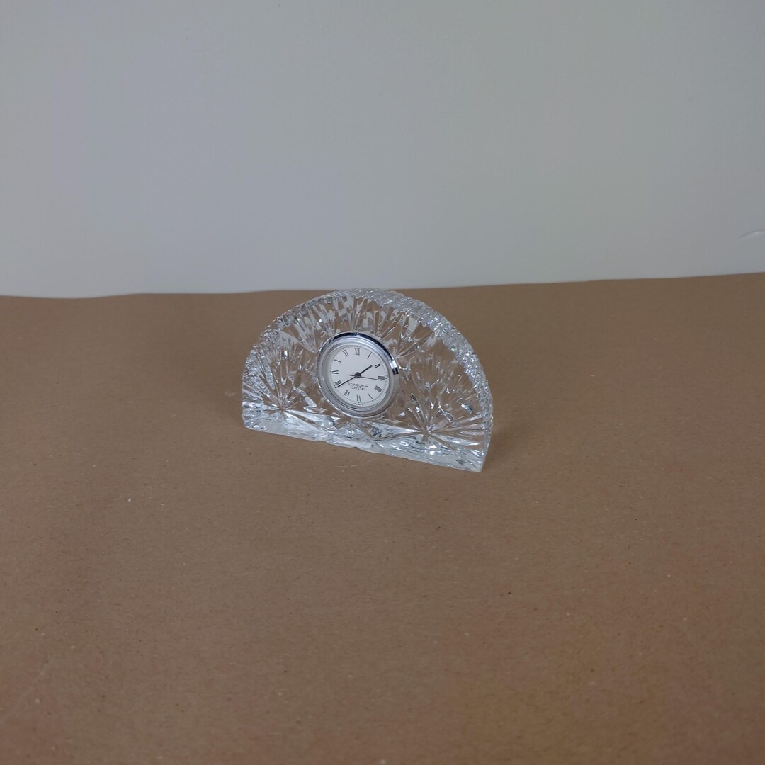 Edinburgh Crystal Miniature Carriage Clock - Etsy UK