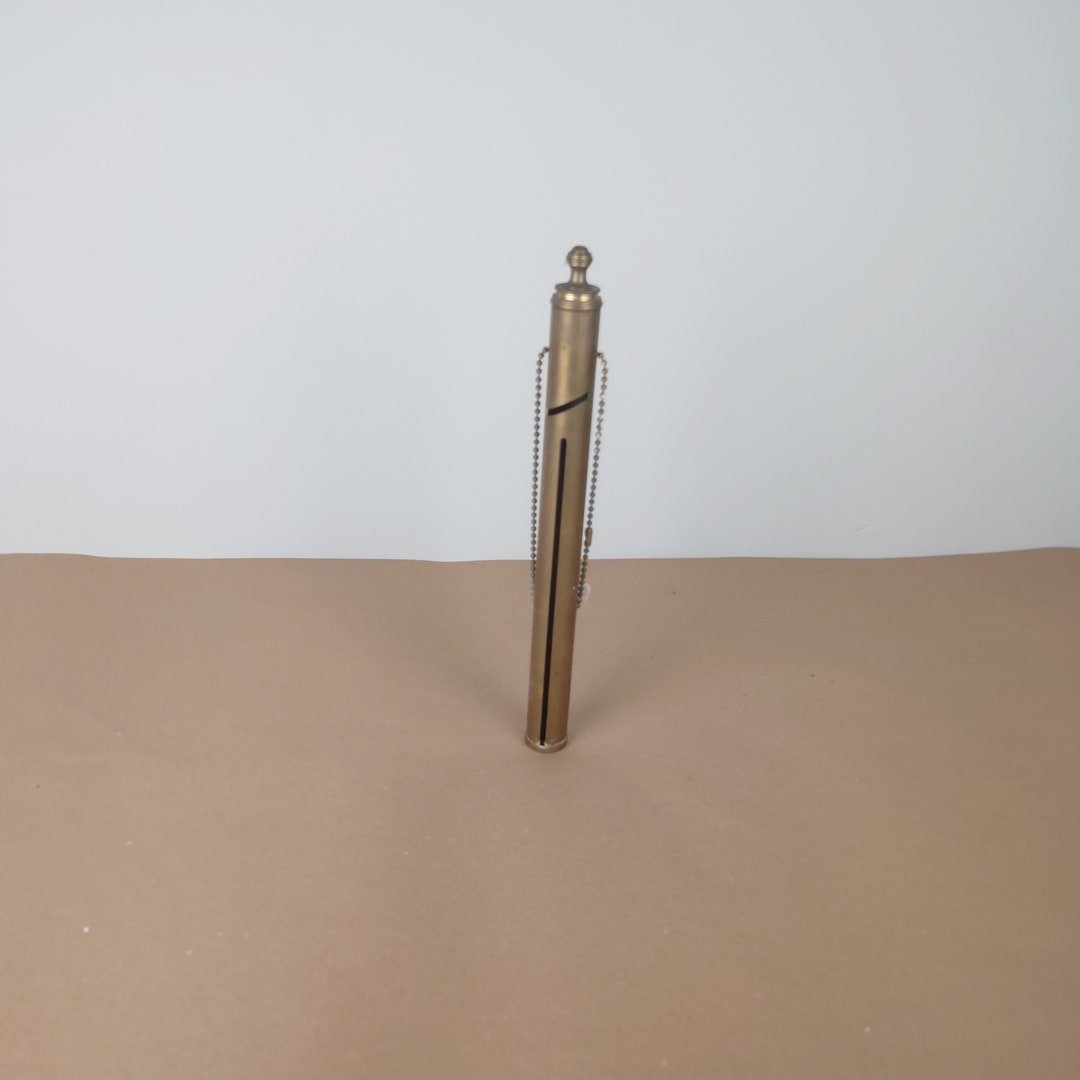 Brass Coin Collector. Metal Tube Coin Bank - Etsy