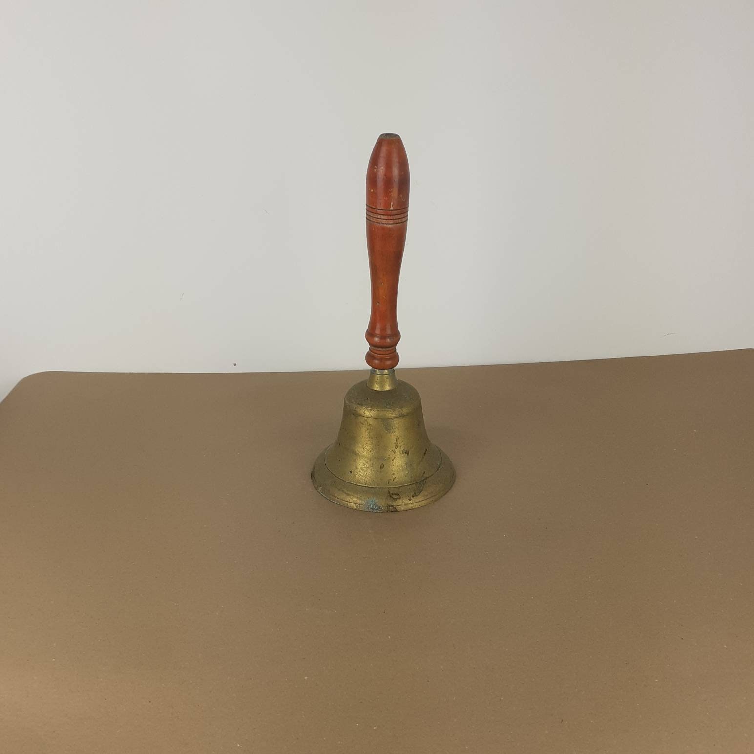 Giant Vintage Brass Victorian Hand Dinner Bell. Restoration - Etsy