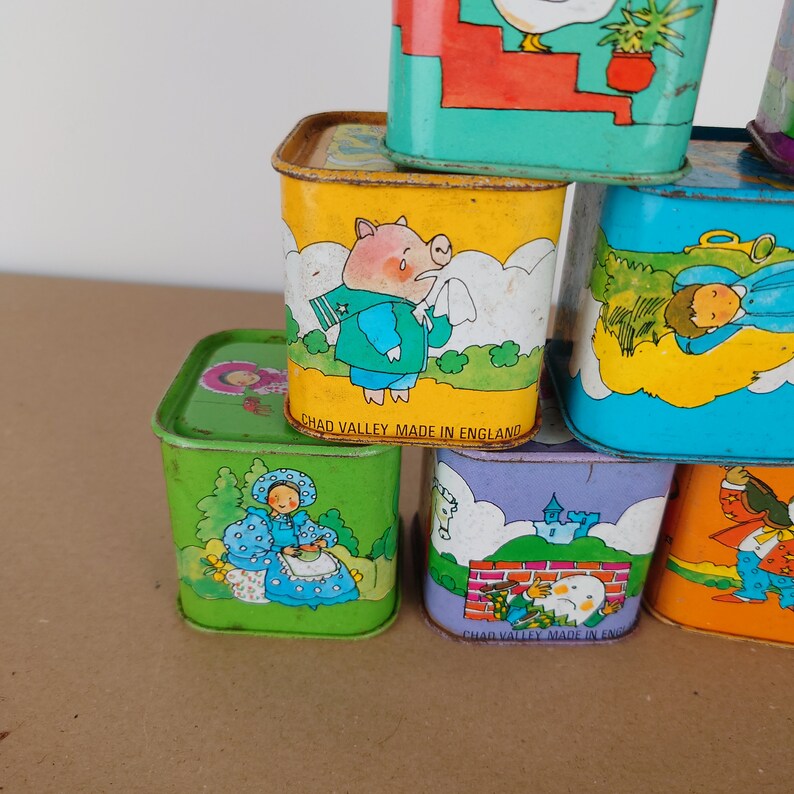 Chad Valley 1960s Metal Building Blocks - Etsy