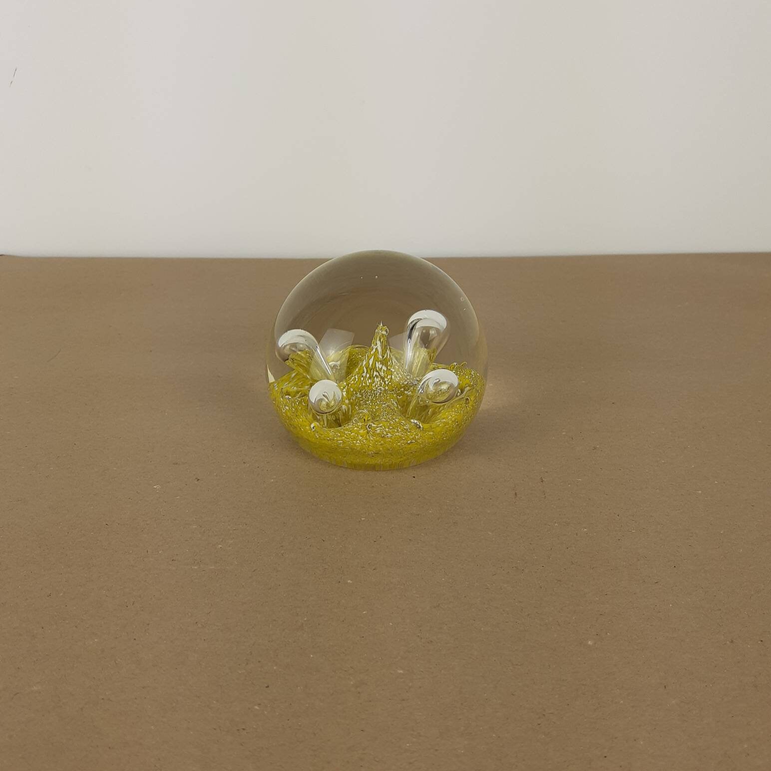 Caithness moonflower. Vintage handmade glass paperweight. | Etsy