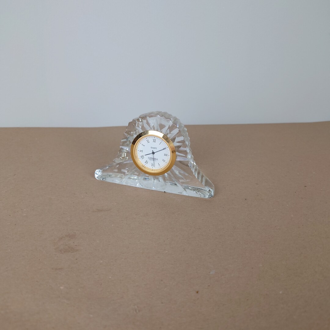 Glass Quartz Miniature Carriage Clock - Etsy