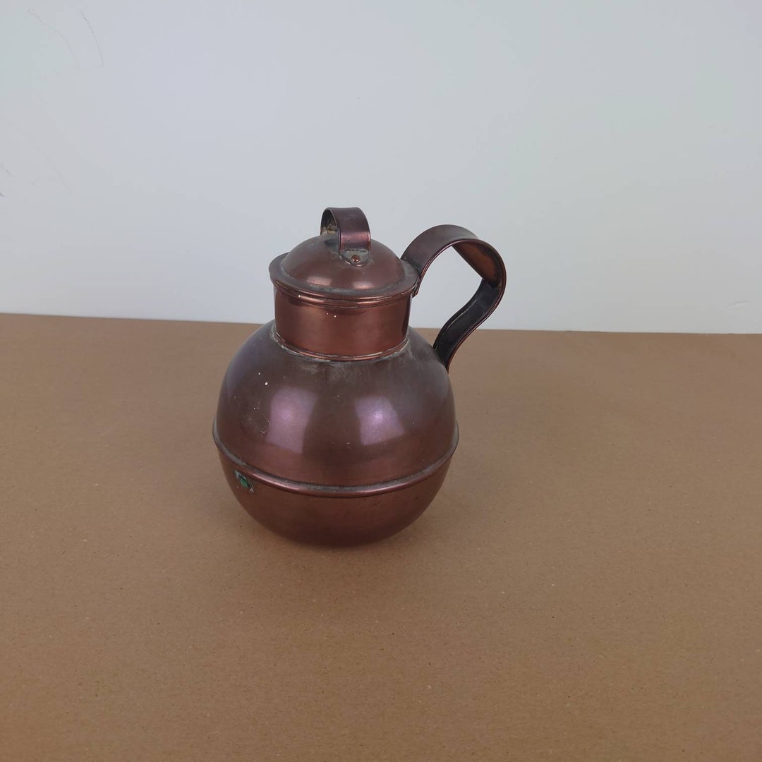 Vintage Copper Cornish Milk Jug. - Etsy